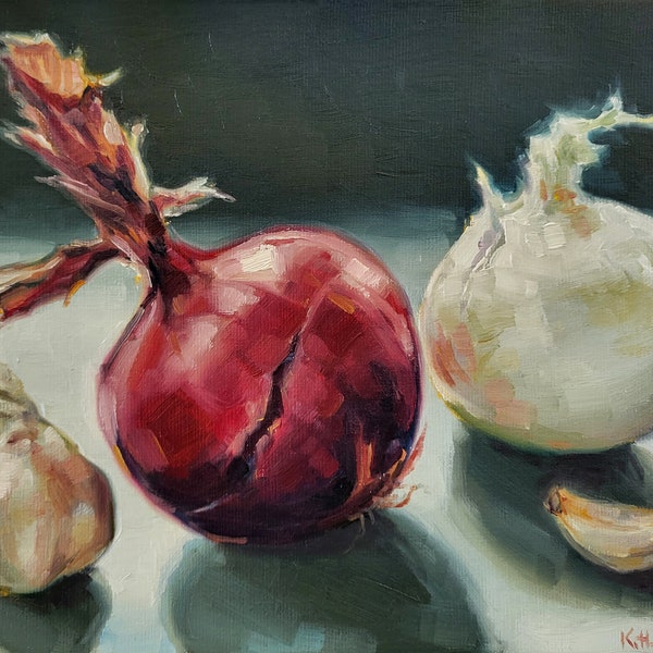 Onions Still Life - Etsy