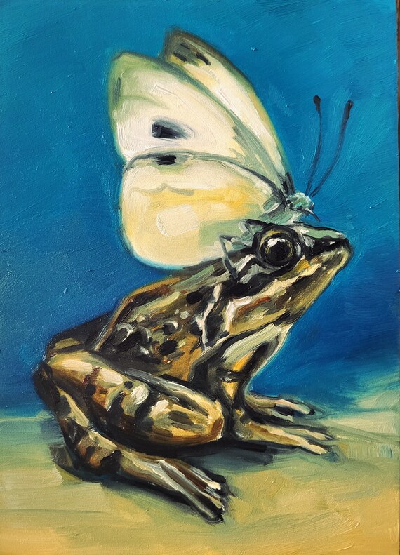 Frog Oil Painting