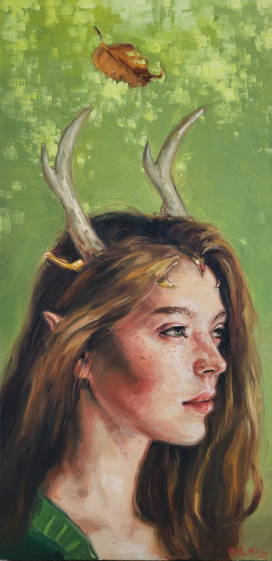 Portrait of Keyleth, Original Critical Role Character Study, Fantasy ...
