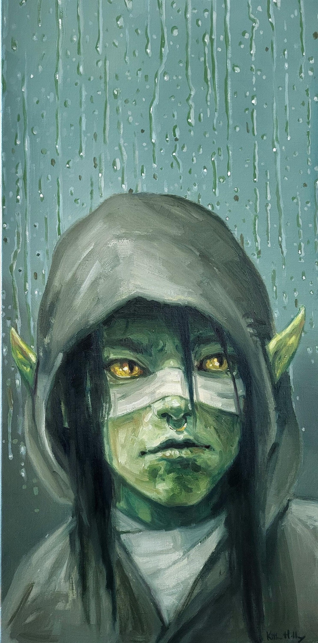 Portrait of Nott the Brave, Original Fantasy Character Bust Study ...