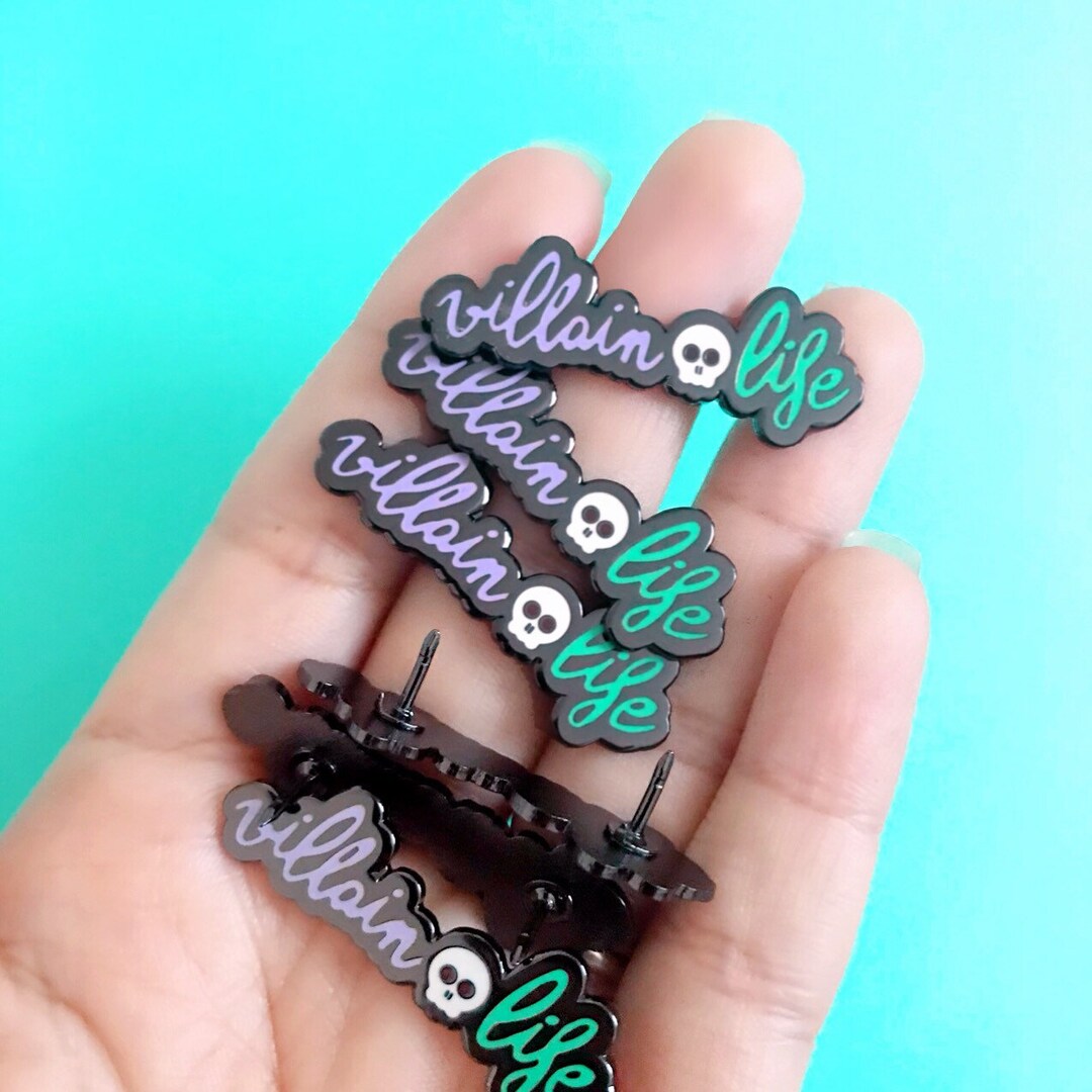 Villain Life Pin | Fairytale Villain Inspired | Halloween Fantasy Pin ...