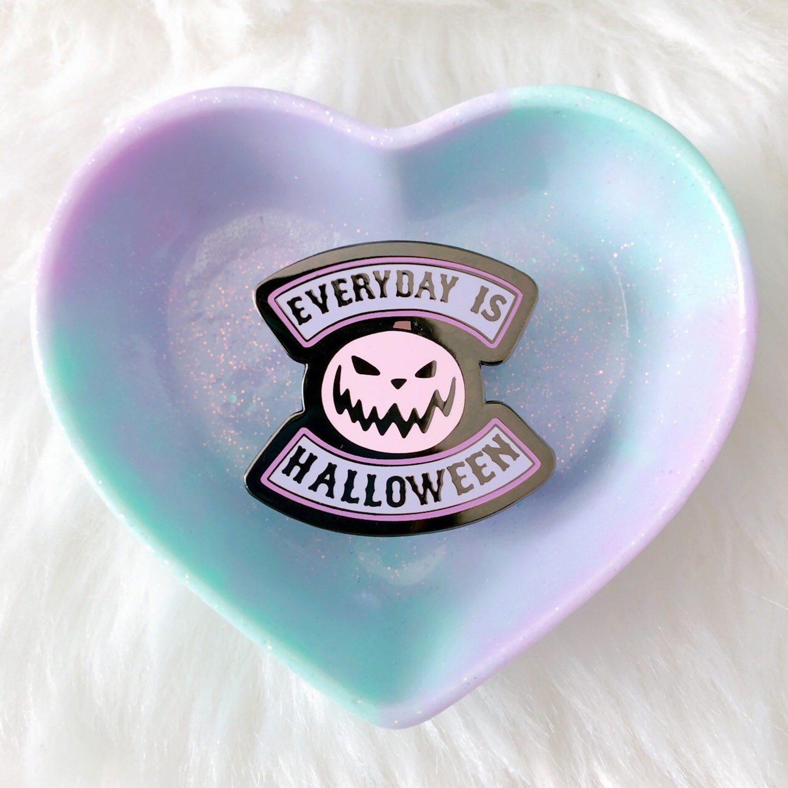 Purple Everyday is Halloween Enamel Pin | Halloween 365 Pin | Pumpkin ...