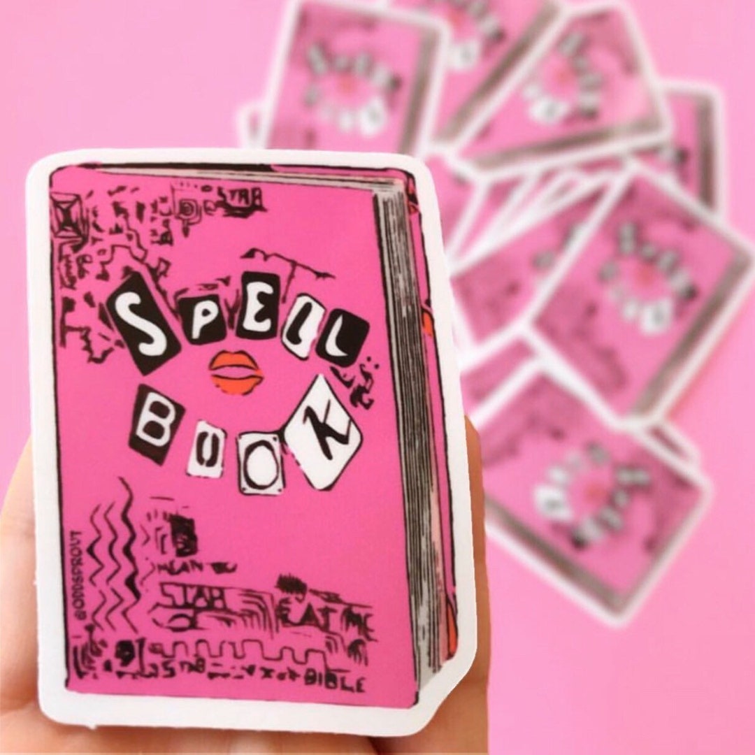 Spell Book Sticker | Mean Girls Inspired | Durable and Waterproof ...