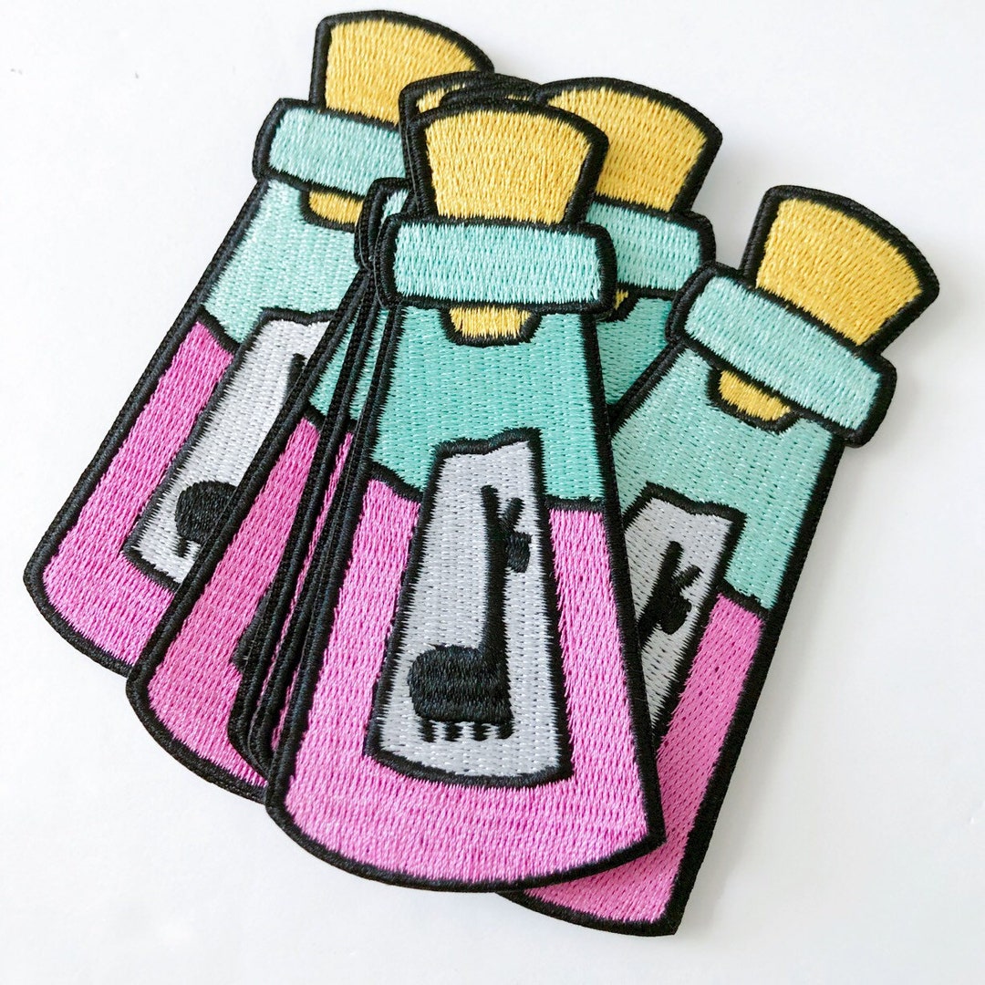 Lama Potion Patch | Pull the Lever Patch | Backpack Jean Patch | Iron ...