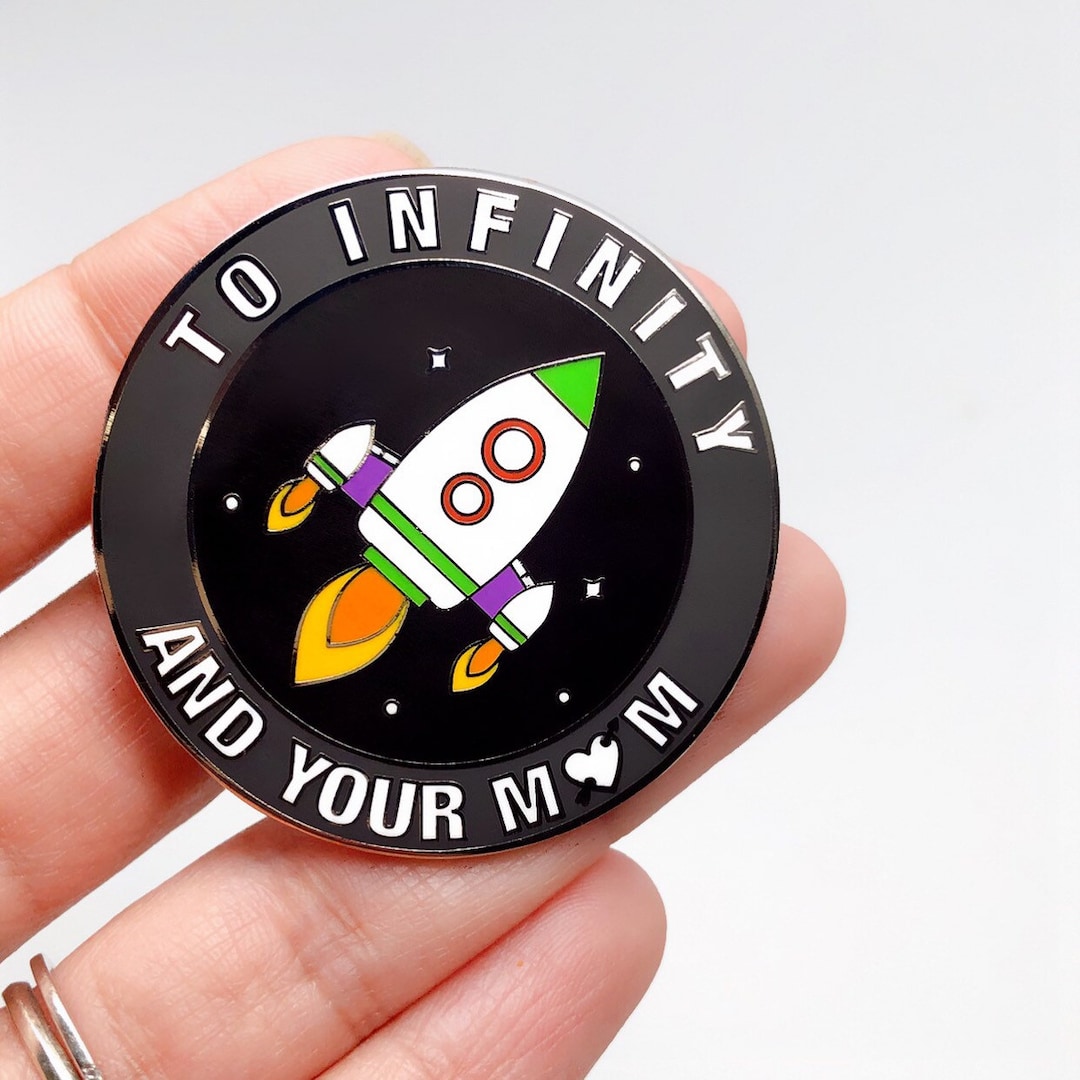 Spaceship Pin | Space Ranger Enamel Pin | Galactic Hero Pin| Sarcastic ...