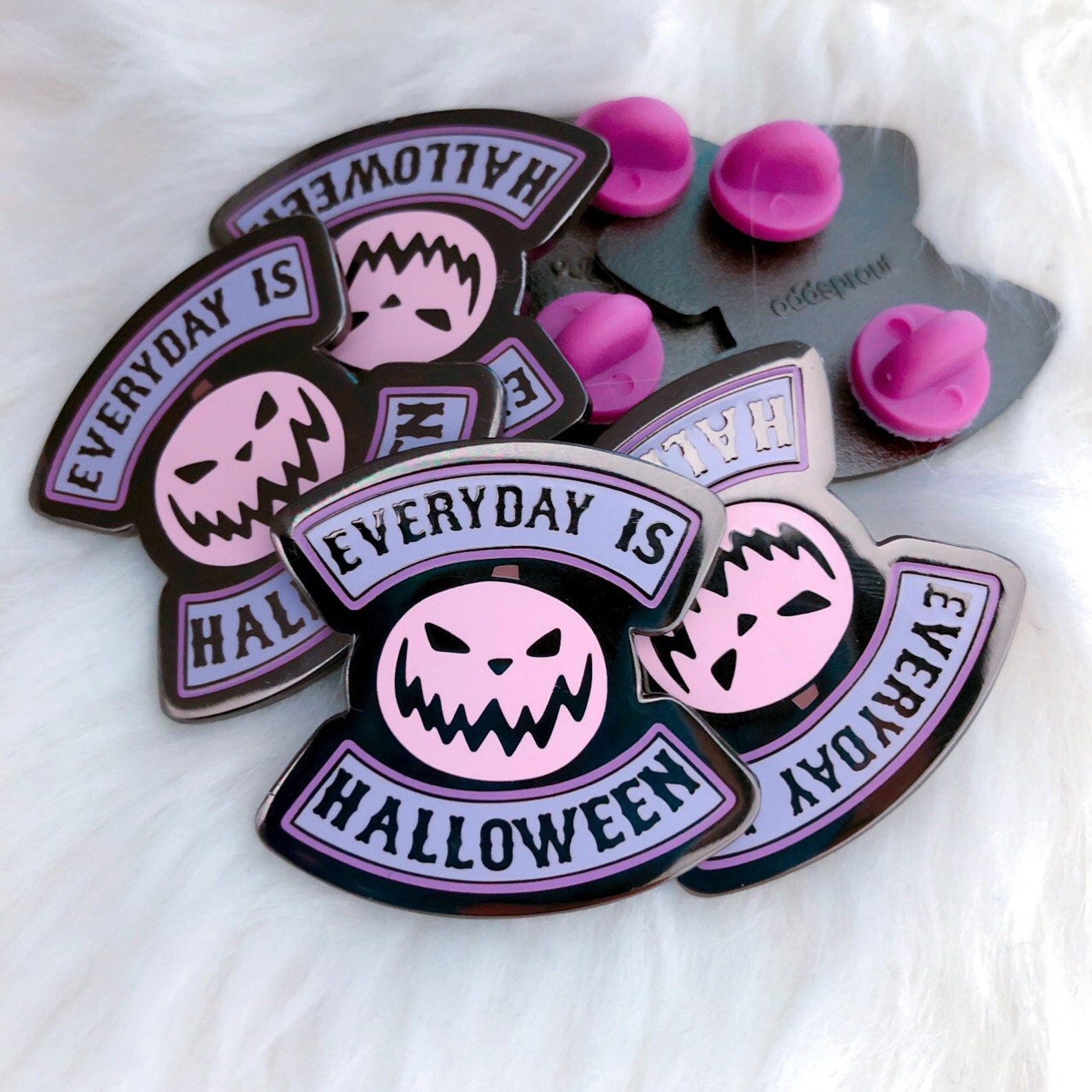 Purple Everyday is Halloween Enamel Pin | Halloween 365 Pin | Pumpkin ...