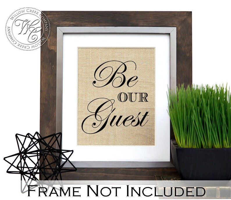 Guest Room Be Our Guest Sign Guest Room Decor Guest - Etsy