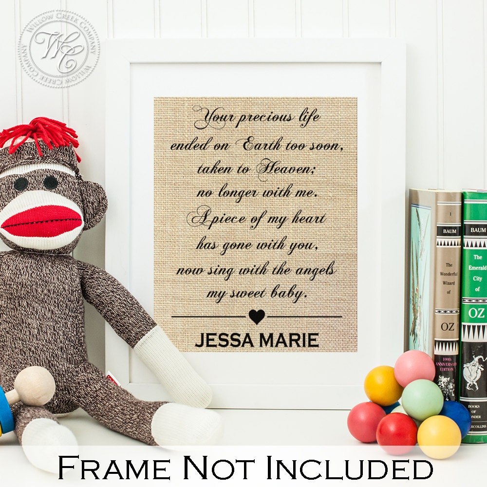 Miscarriage Gift, Miscarriage in Memory of Gift, Miscarriage ...