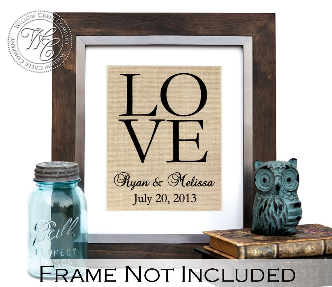 Personalized Burlap Wall Art Burlap Monogram Burlap Sign - Etsy