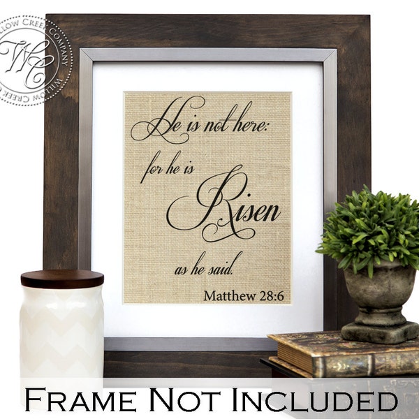 He is Risen Sign - Etsy