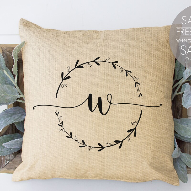Monogram Pillows - Etsy