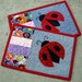 Paper Pattern for Ladybug Quilted Mug Rug Snack Mat - Etsy