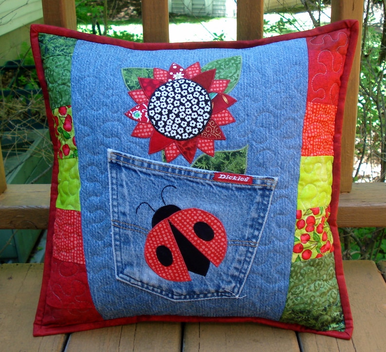 Paper Pattern for Ladybug Quilted Mug Rug Snack Mat - Etsy