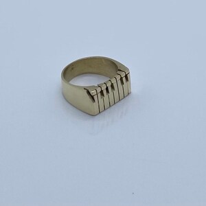 Piano Keyboard Design on Solid Brass Ring ( Hand Carved ) Music ...