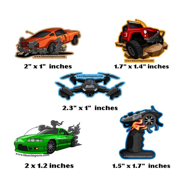 Rc Drift Stickers - Etsy