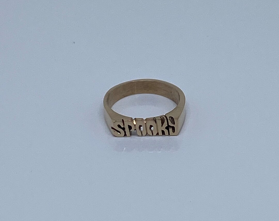 Hand Carved Spooky Halloween Ring Custom Made - Etsy