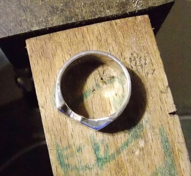 Hand Made Chi-rho ( Kee-roe ) Design Large Sterling Silver Ring Any ...