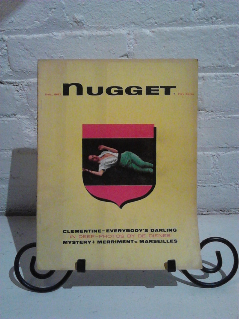 1957 Nugget Magazine Vintage Pinup Cheesecake Art - Etsy