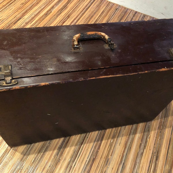 Wooden Suitcase - Etsy