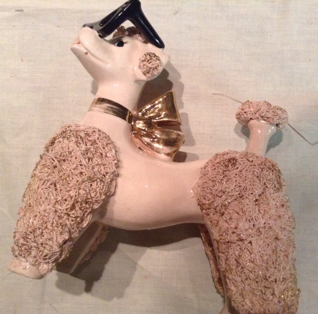 Pink Poodle Ceramic Uber Kitsch C. 1950 - Etsy