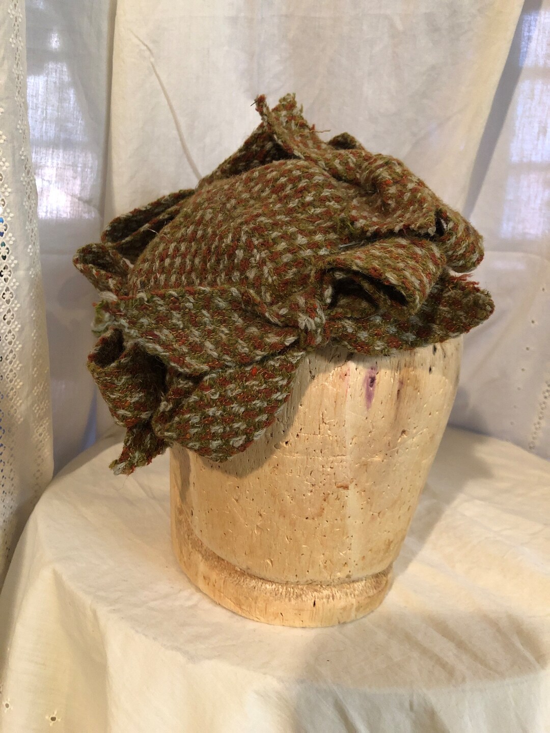 1930s Vintage Black Tweed Hat - Etsy