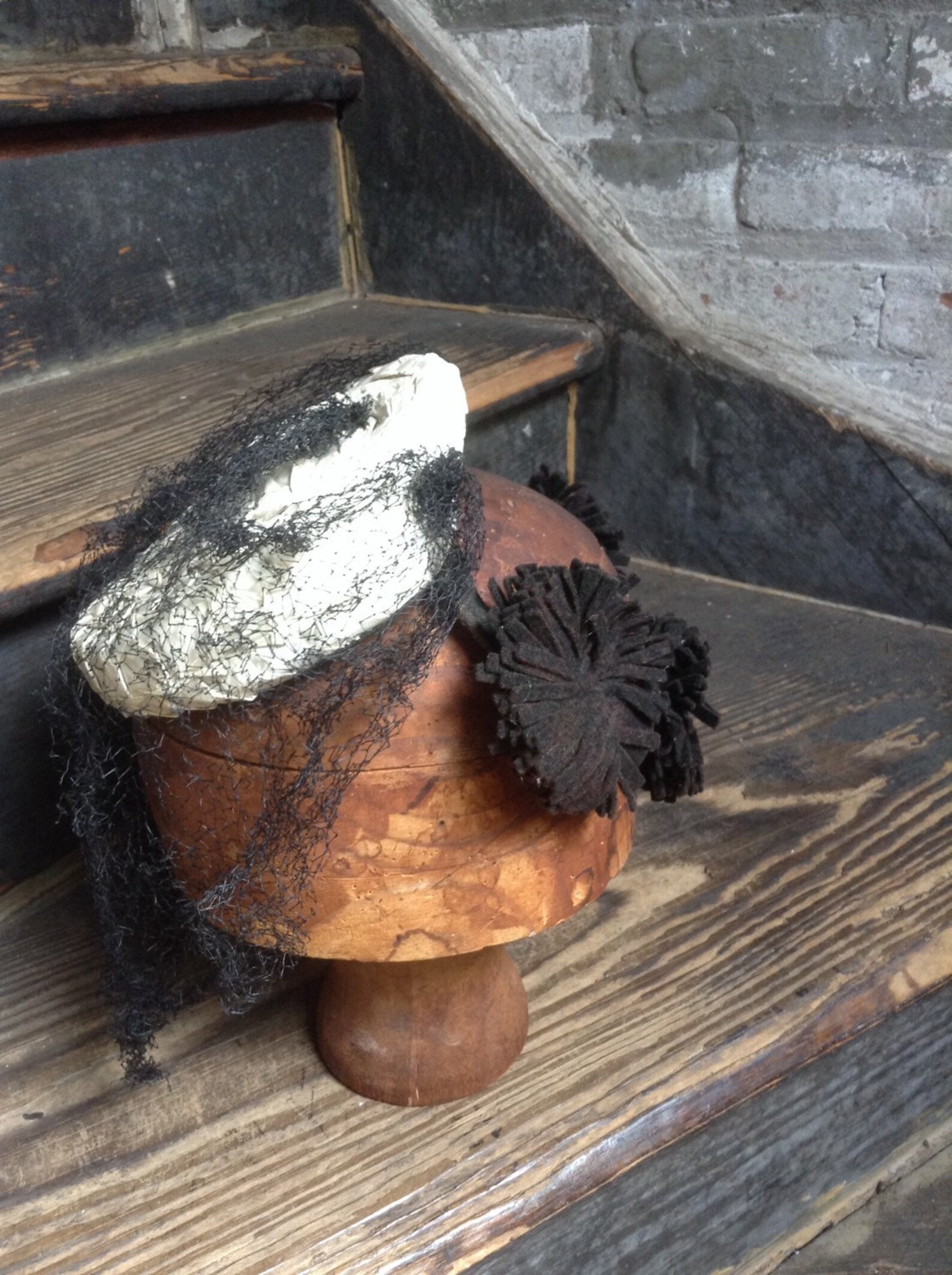 C.1940 Swing Era Perchie Tilt Doll's Hat - Etsy
