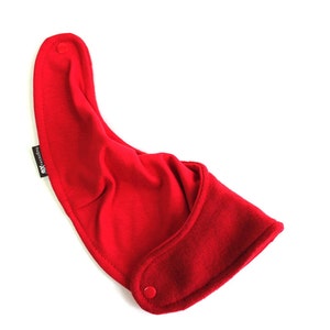 SOLID RED Scarf Bib Infant and Toddler Bandanna Bib Scarf Styled Bib ...