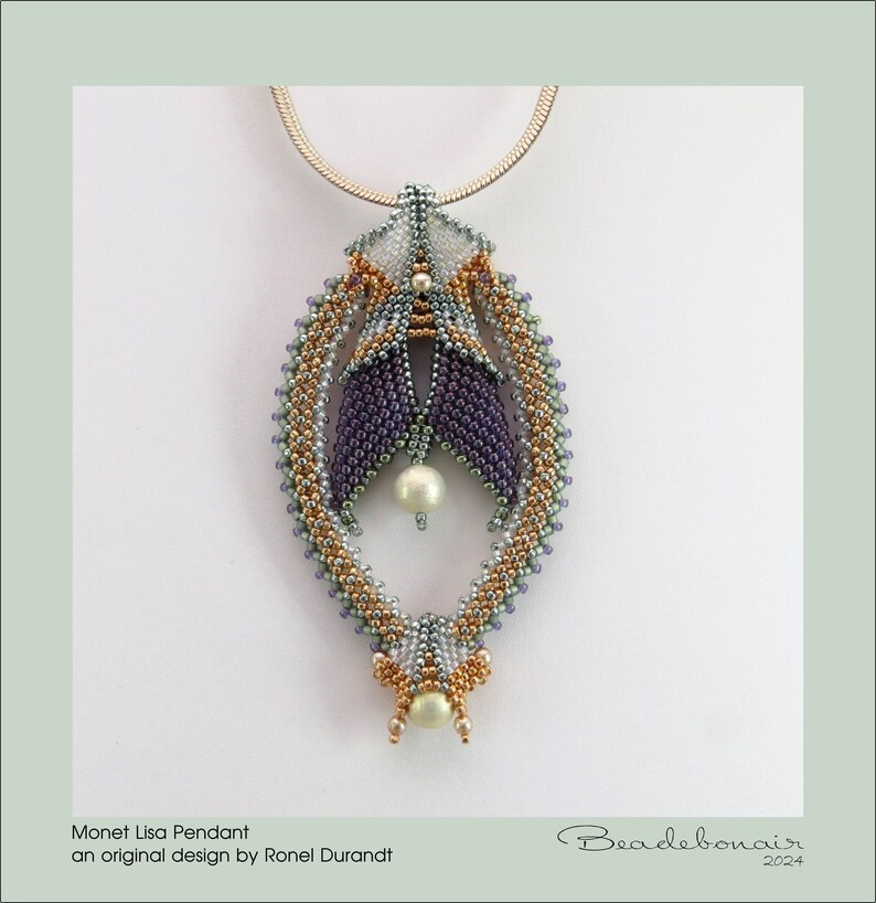 Monet Lisa Pendant - Etsy
