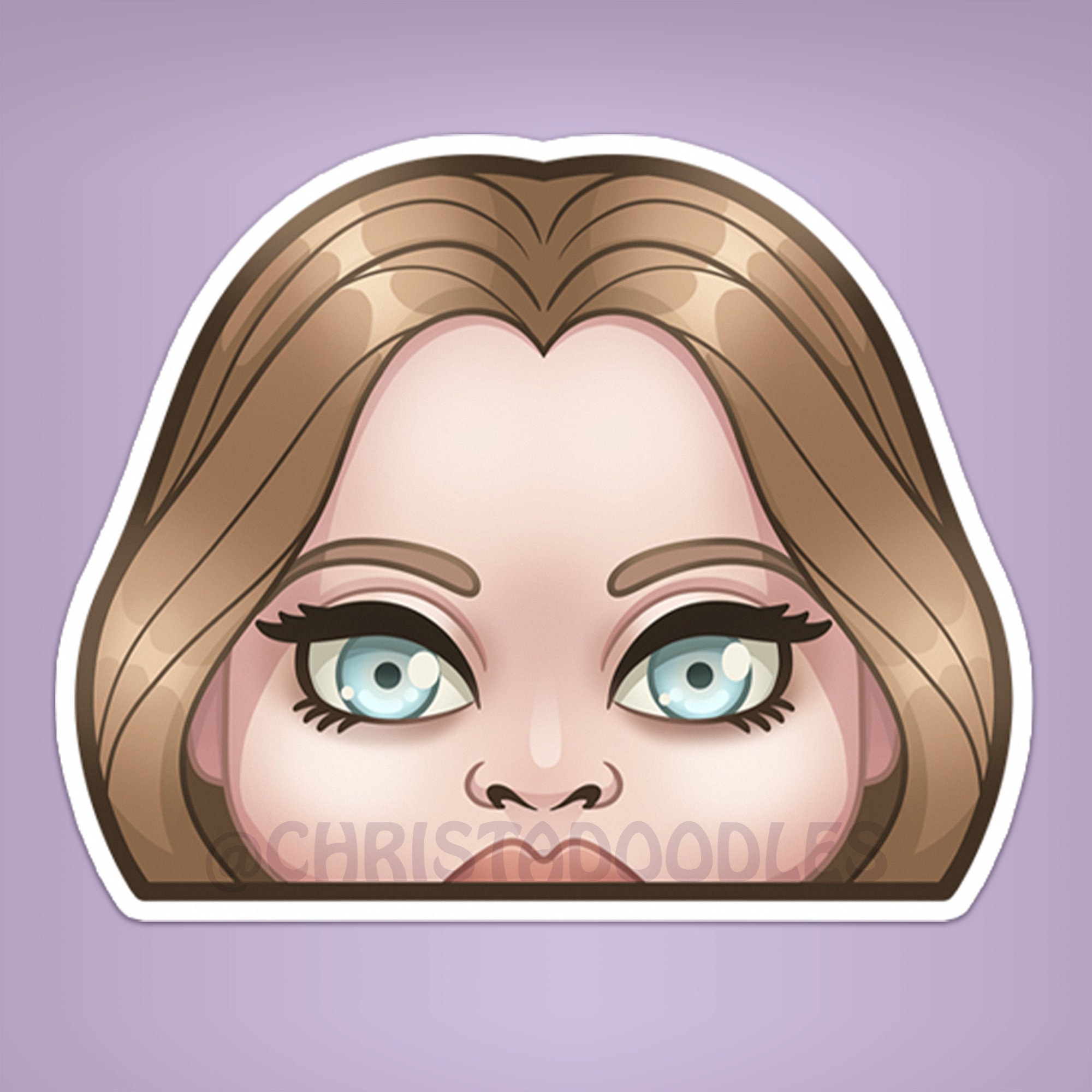 M3gan Sticker | Peeker Sticker