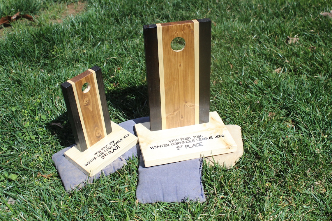 Cornhole Trophy Tournament Pack - Etsy