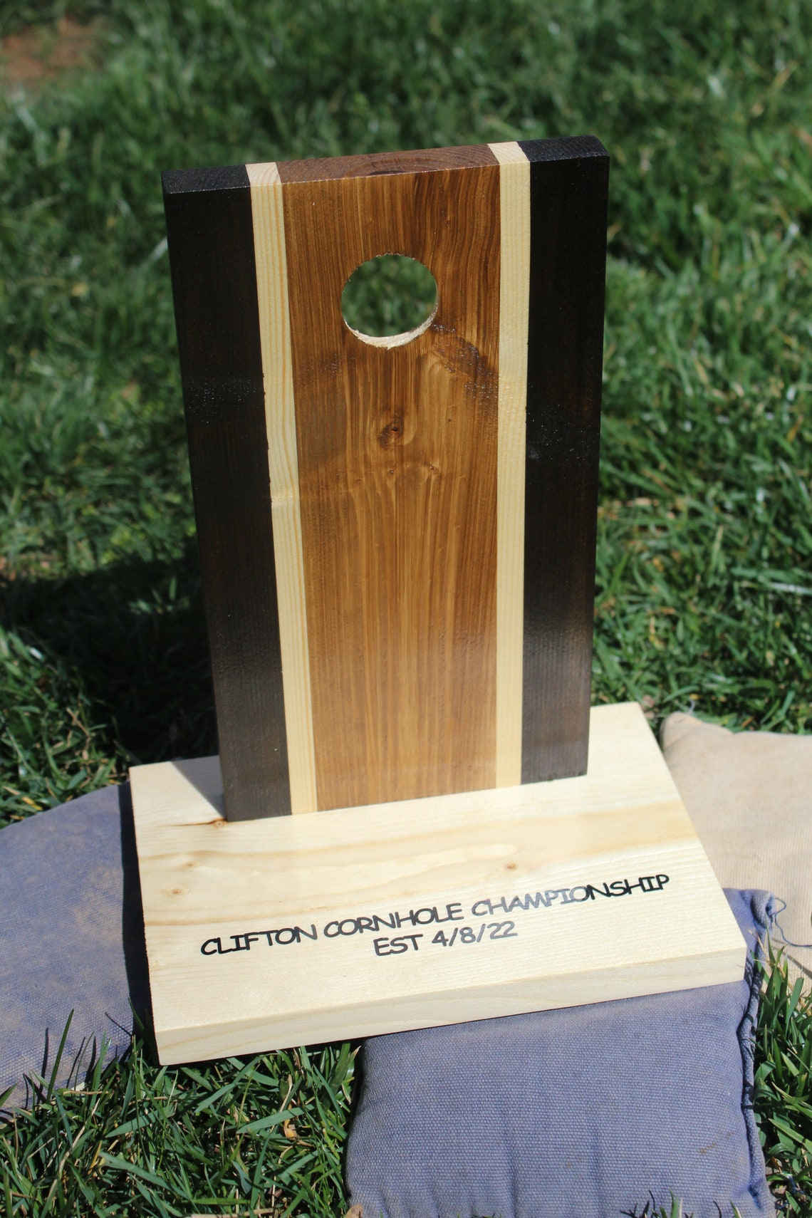 JUMBO Cornhole Trophy - Etsy