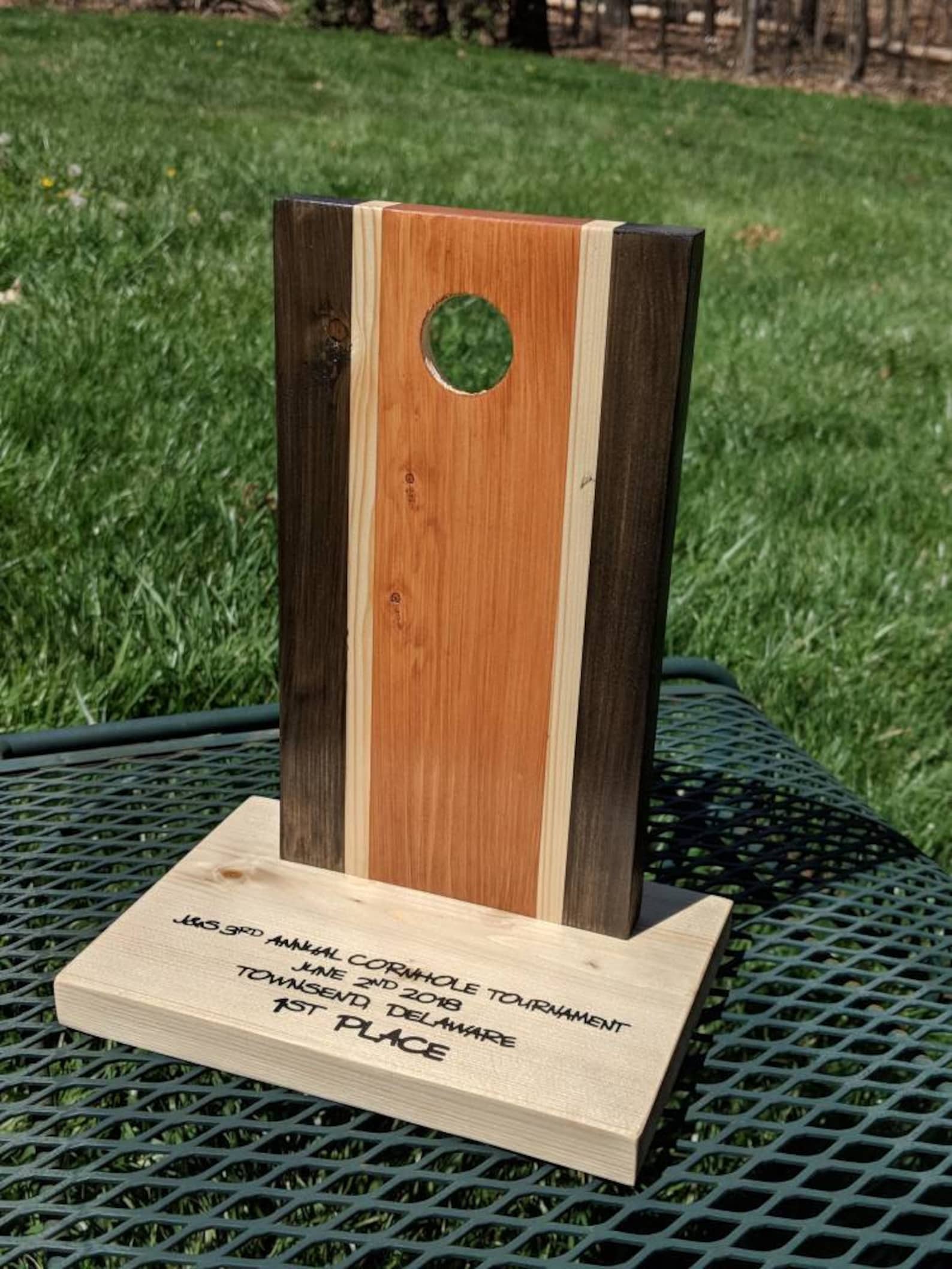 JUMBO Cornhole Trophy - Etsy