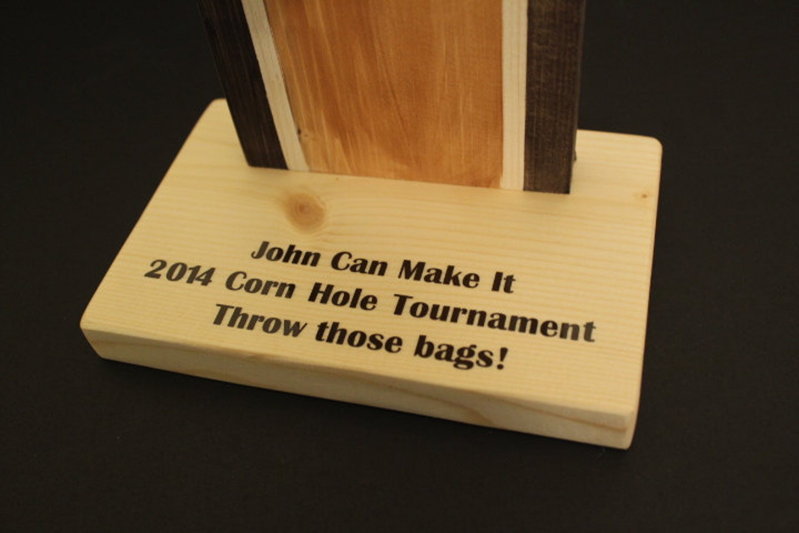 Corn Hole Trophy - Etsy