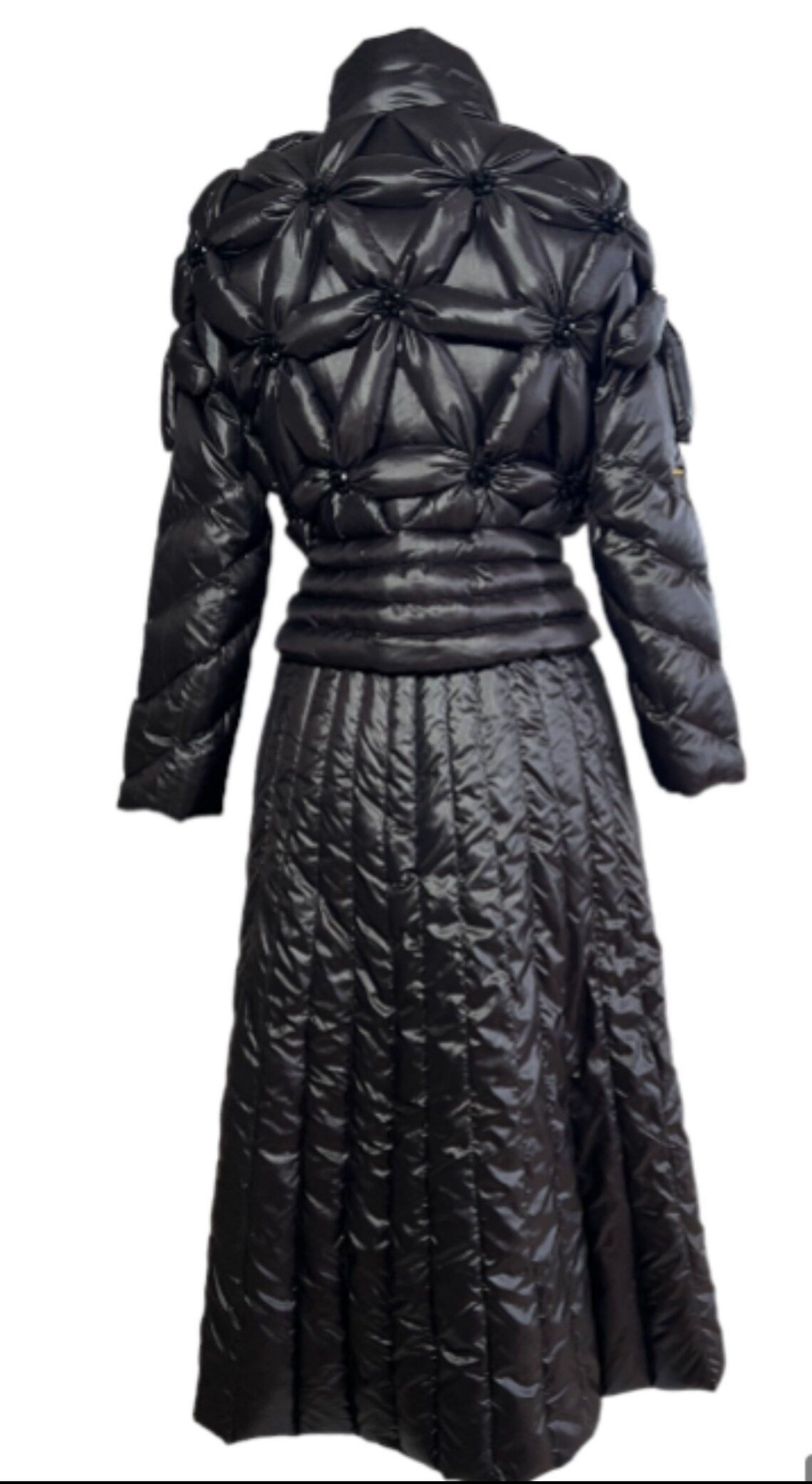 Catwalk Inspired New Fashion Puffer Suit Two Piece Lady’s Winter 95 ...
