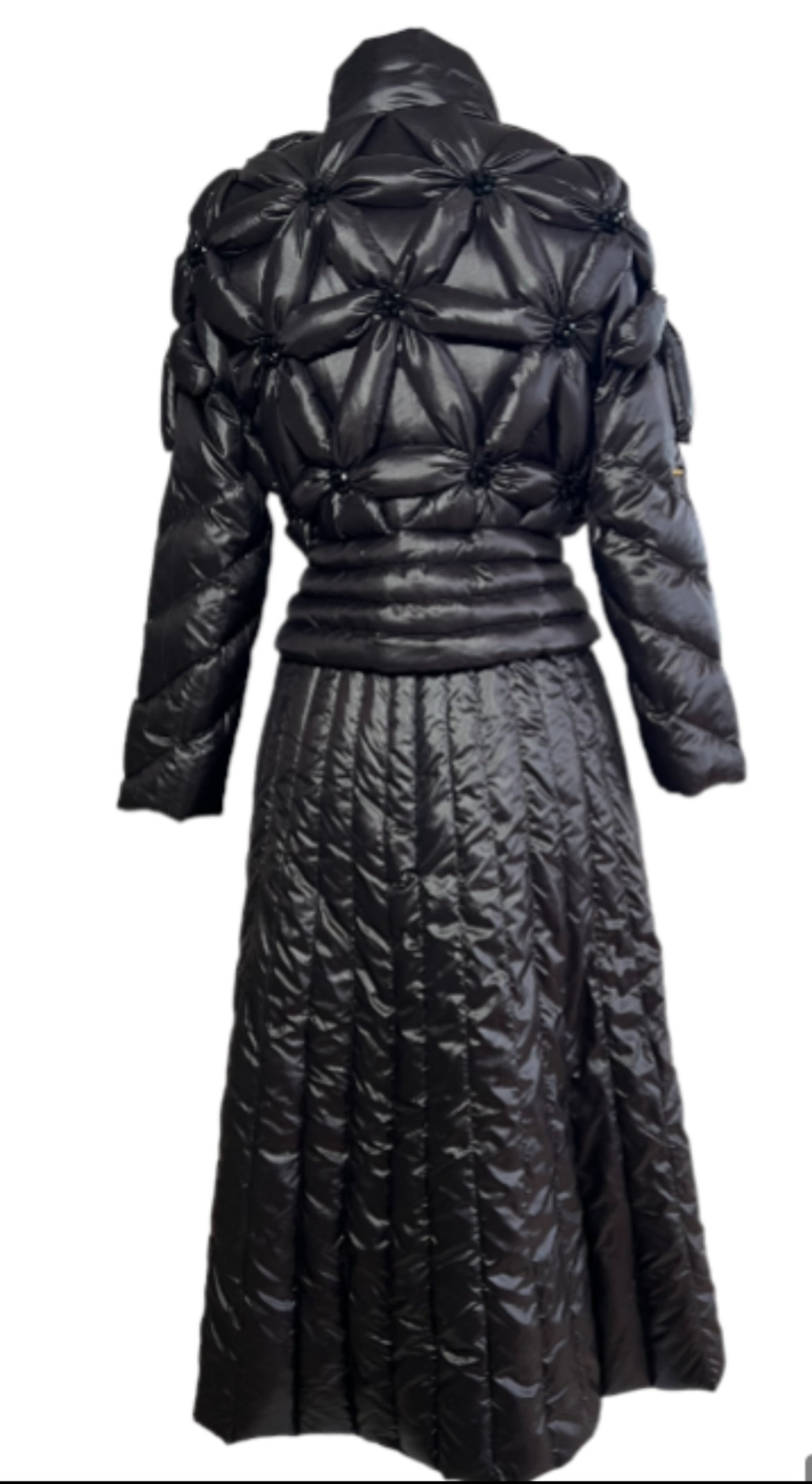 Catwalk Inspired New Fashion Puffer Suit Two Piece Lady’s Winter 95 ...