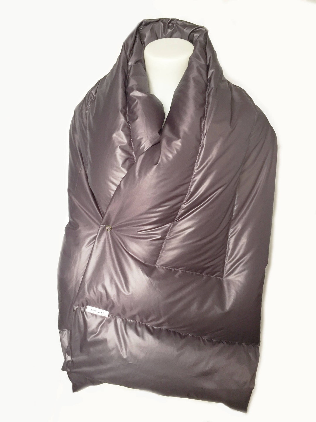 Puffy Scarf REAL DOWN Padded Scarf Duck Down Chunky Scarf - Etsy