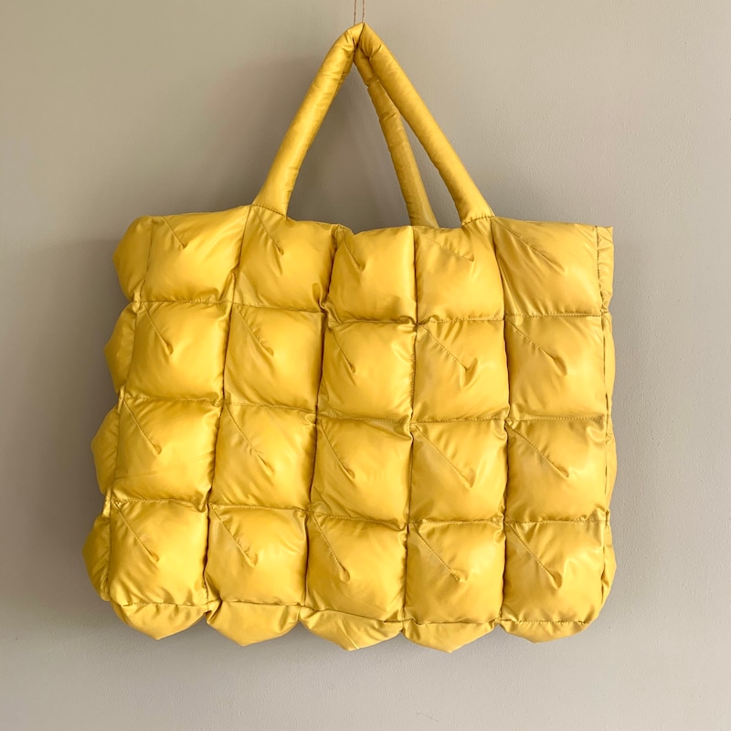 Puffer Tote Bag - Etsy