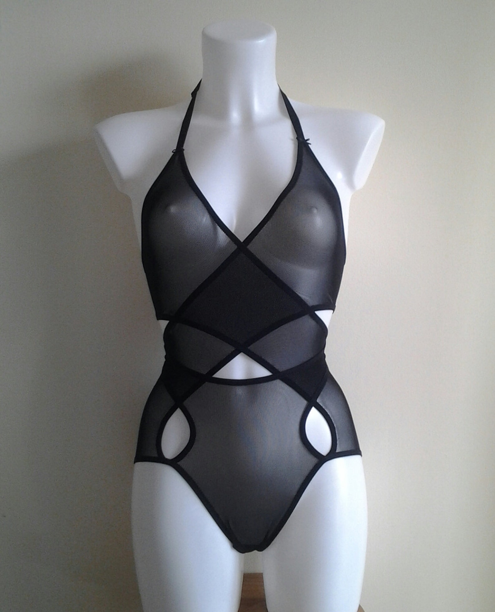 Sexy Sheer Bodysuit Teddy Honeymoon Wedding Hen Party Valentine Gift