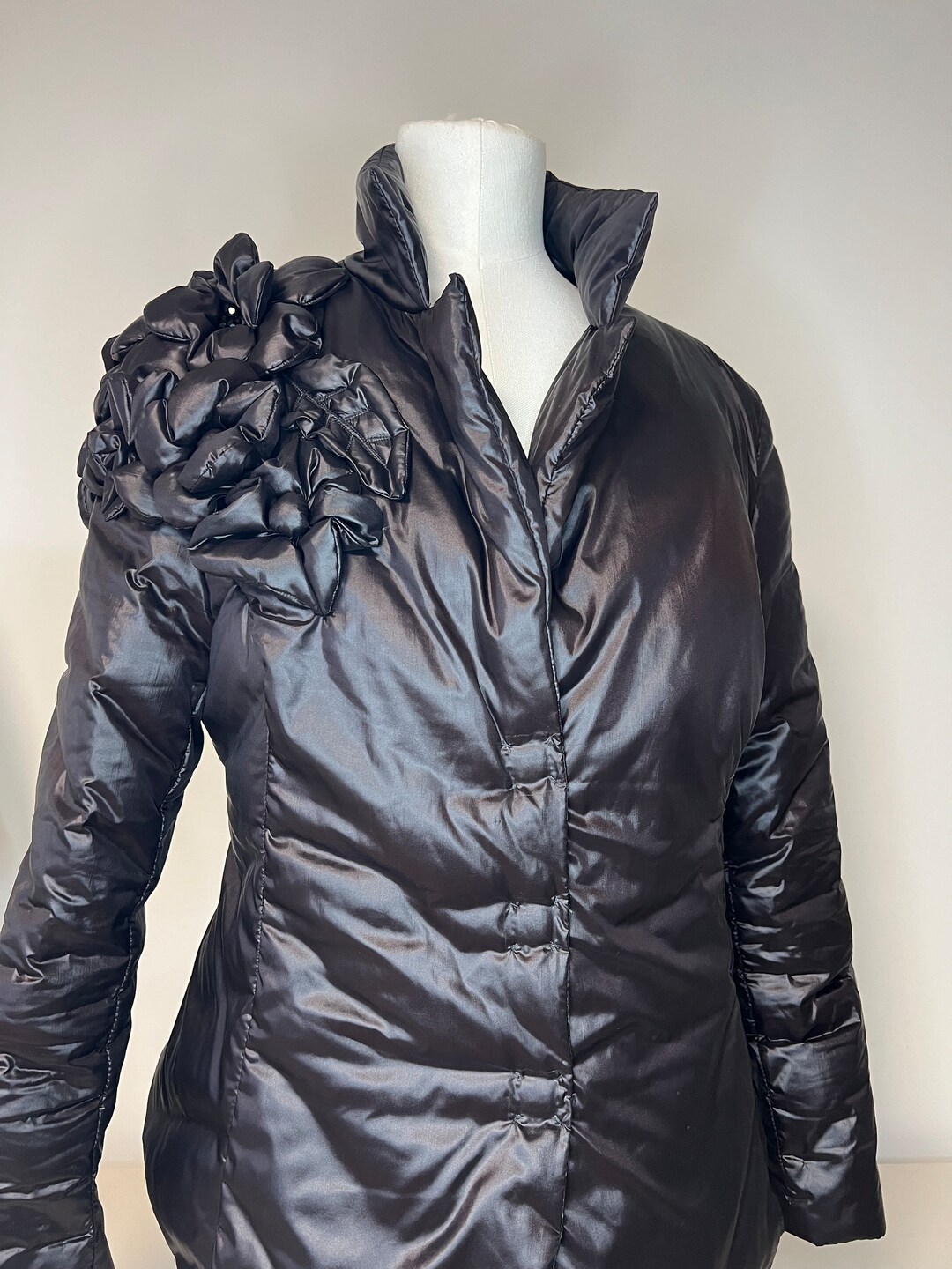 Down Padded Jacket One of a Kind Embroidered Jacket Real 99% - Etsy