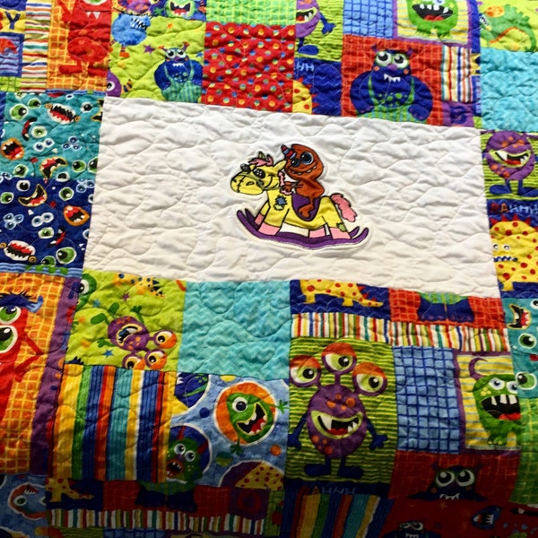 Monster Quilt - Etsy