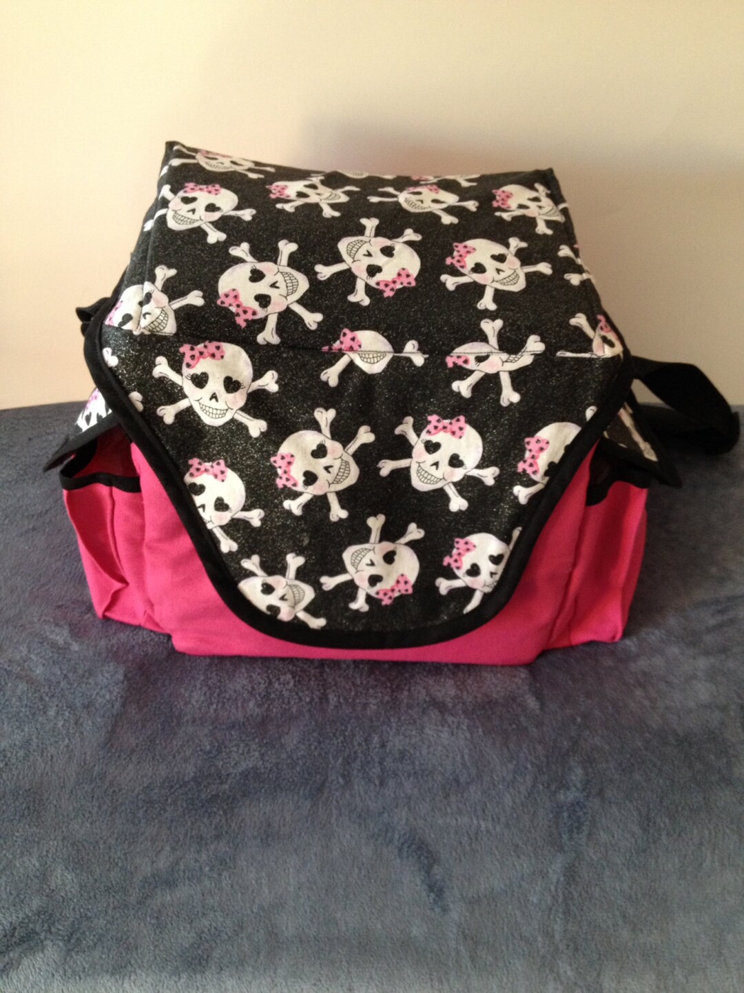 Devilbiss-suction Machine Carrying Case - Skull and Crossbones With Bow ...