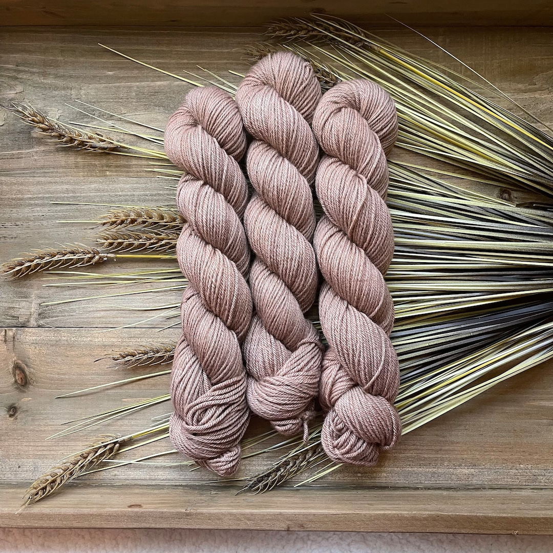 Hand Dyed Yarn | Wooden Beams | Full Skein | Approx 100 G | Non ...