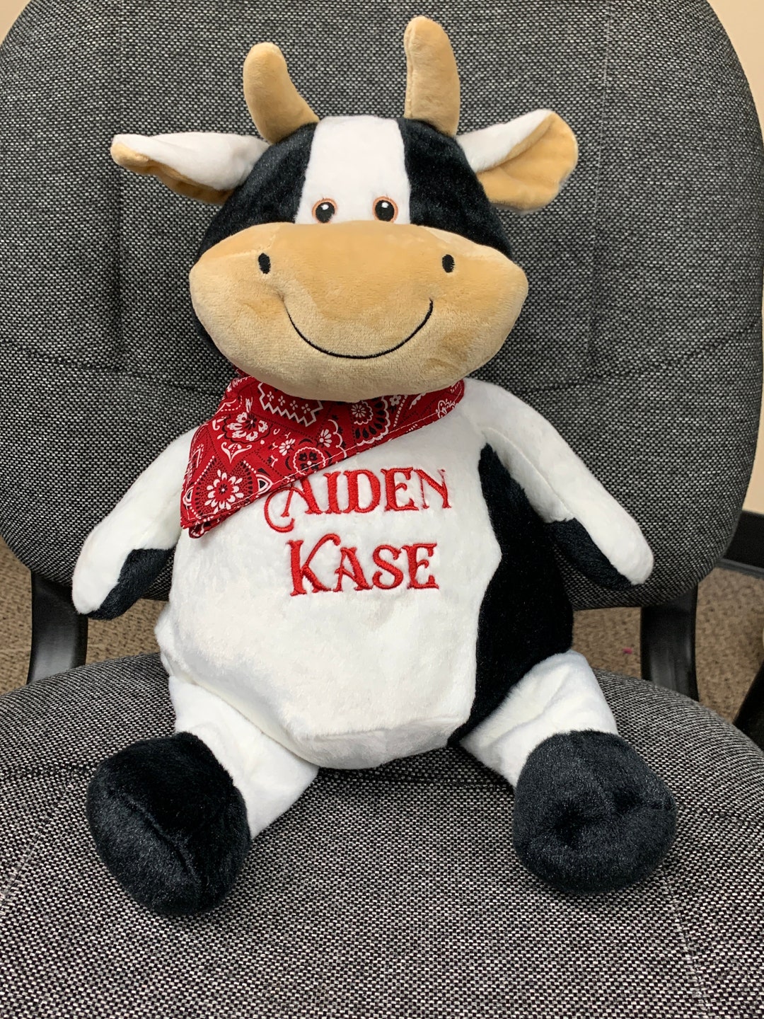 Cow Personalized Stuffed Animal - Personalized Name Only Stuffed Animal ...