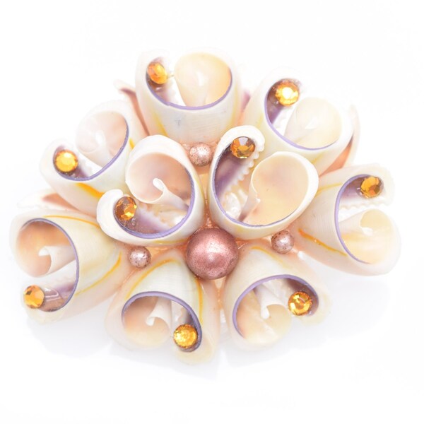 Shell Brooch - Etsy