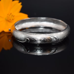 Vintage Marvella Silver Bangle Bracelet - Etsy