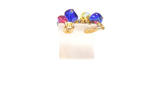 Hattie Carnegie Cluster Aurora Borealis Confetti Clip… - Gem