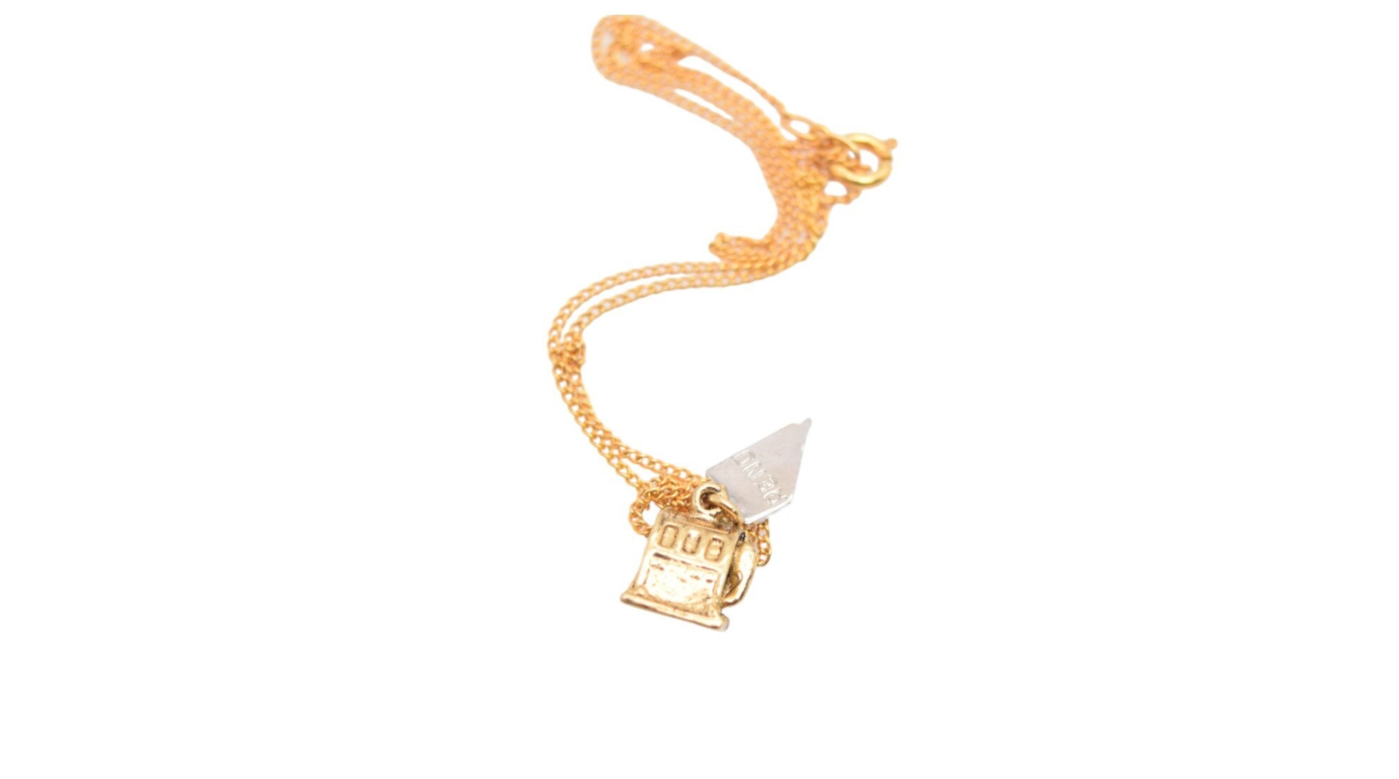 Slot Machine Necklace, Reno Nevada Charm Necklace - Etsy
