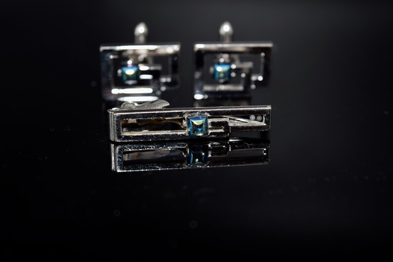 Vintage Swank Cuff Links Vintage Swank Tie Clip - Etsy