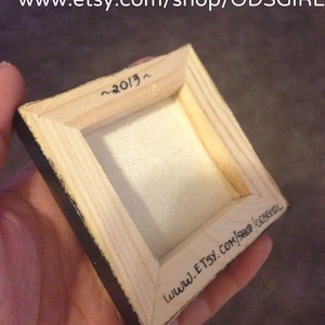 Made to Order - Miniature Spectre Logo Acrylic Painting on 2.5 in X 2.5 ...