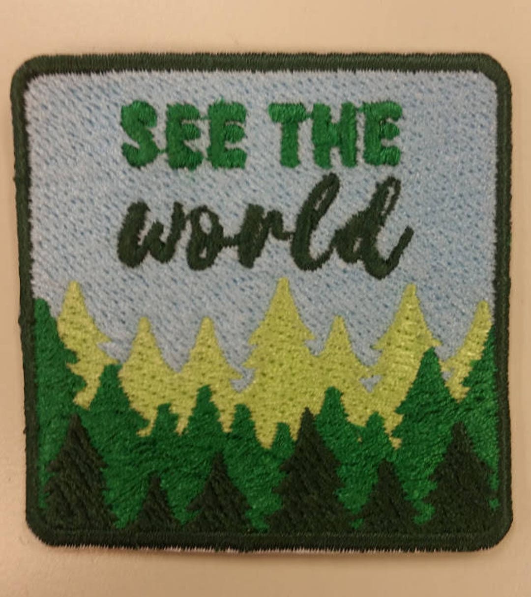 Adventure Embroidered Patch, Outdoor Living Patch, See the World Iron ...